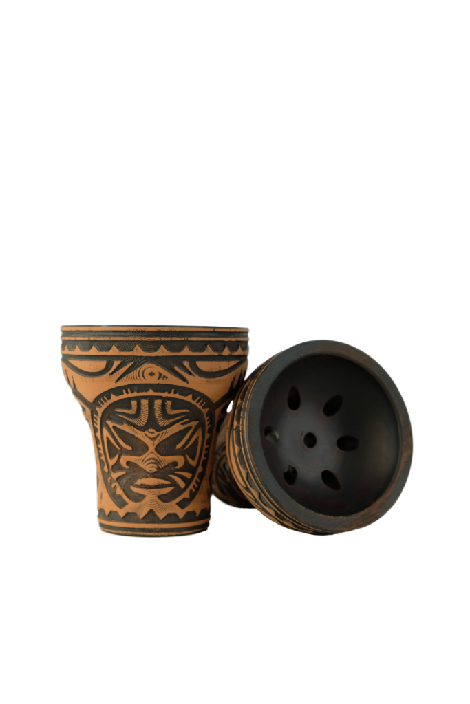 More Mask Mao (Clay) Hookah Bowl | 5,00